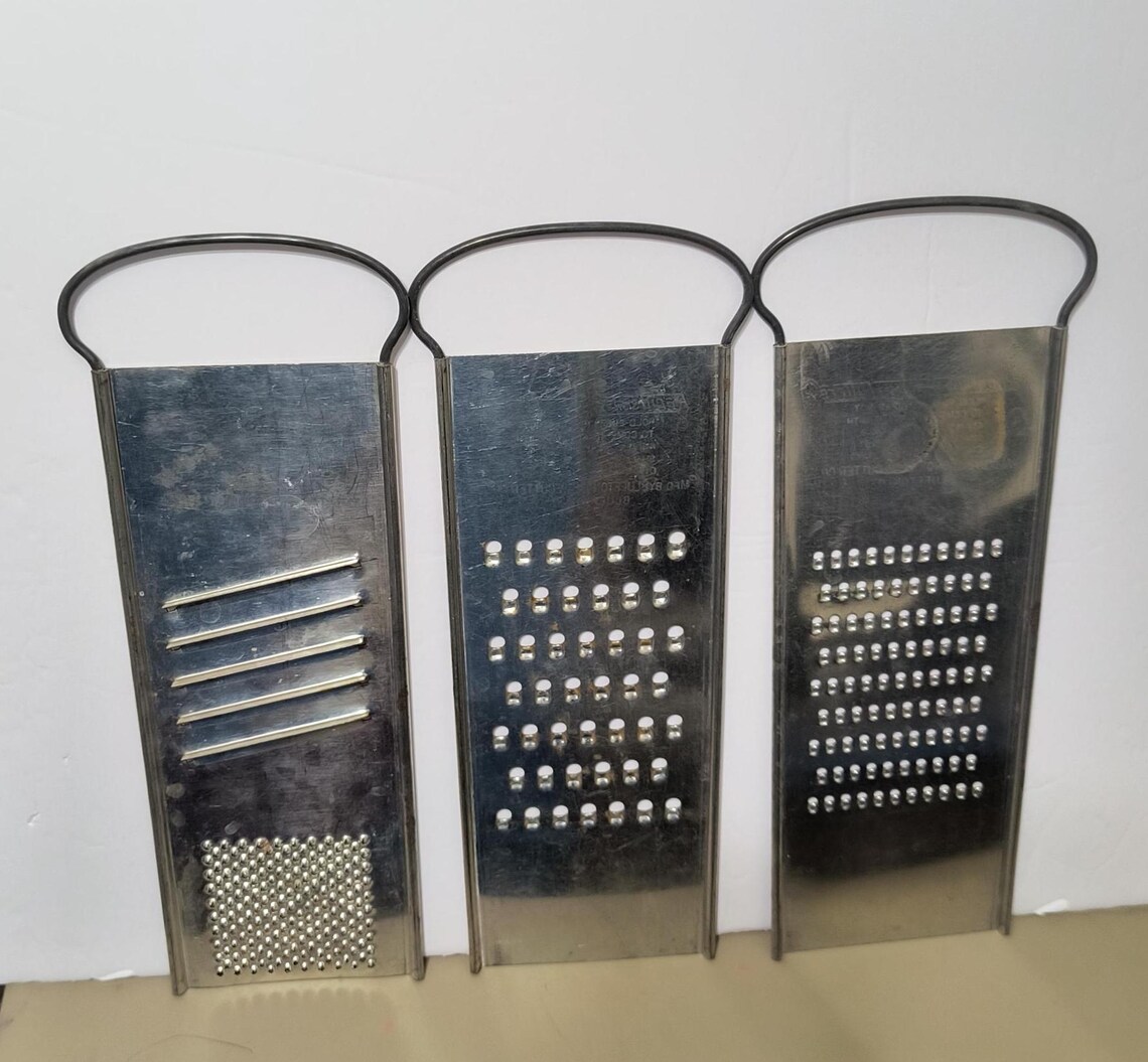 Vintage Slaw Cuter and Shredders, Set of Three, 13 in Long, Rapid Slaw ...