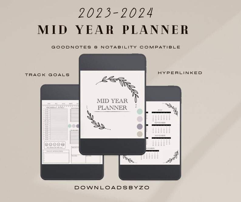 MID YEAR PLANNER - Etsy