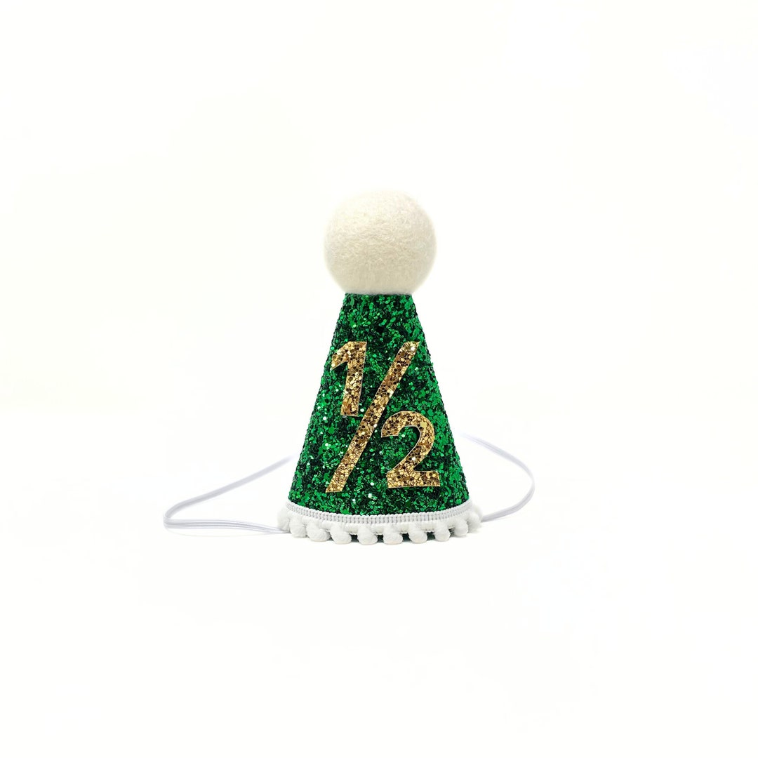 Half Birthday Boy Party Hat 1/2 Birthday Girl Party Hat Lucky One ...