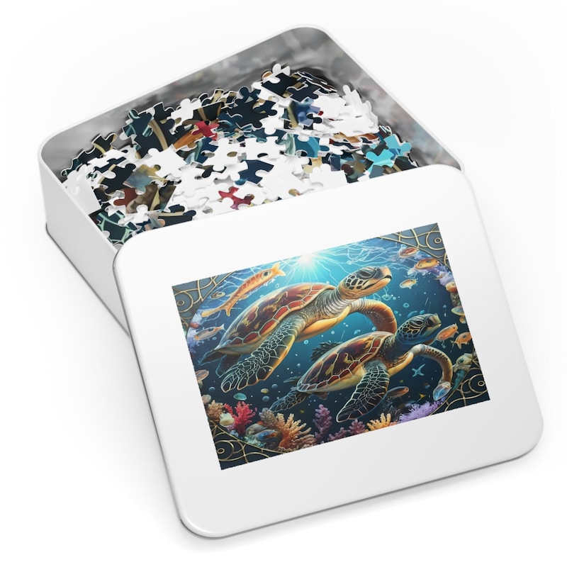 Turtle Puzzle - Etsy