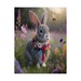 Spring Bunny Matte Vertical Poster - Etsy