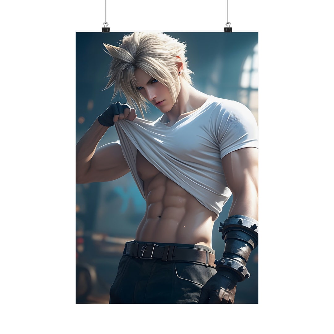 Cloud Strife Final Fantasy VII Matte Vertical Poster - Etsy