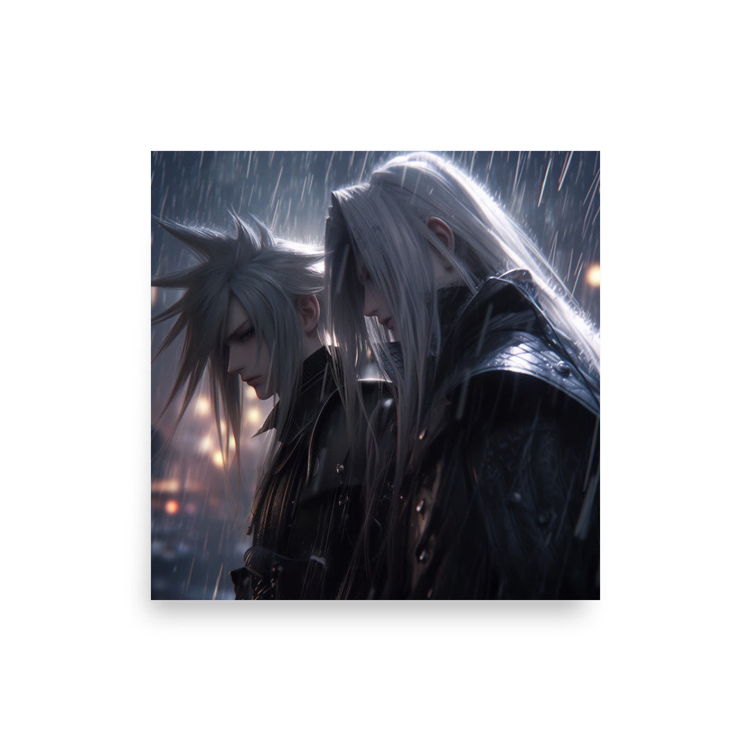 Sephiroth/cloud Strife Final Fantasy VII Poster - Etsy