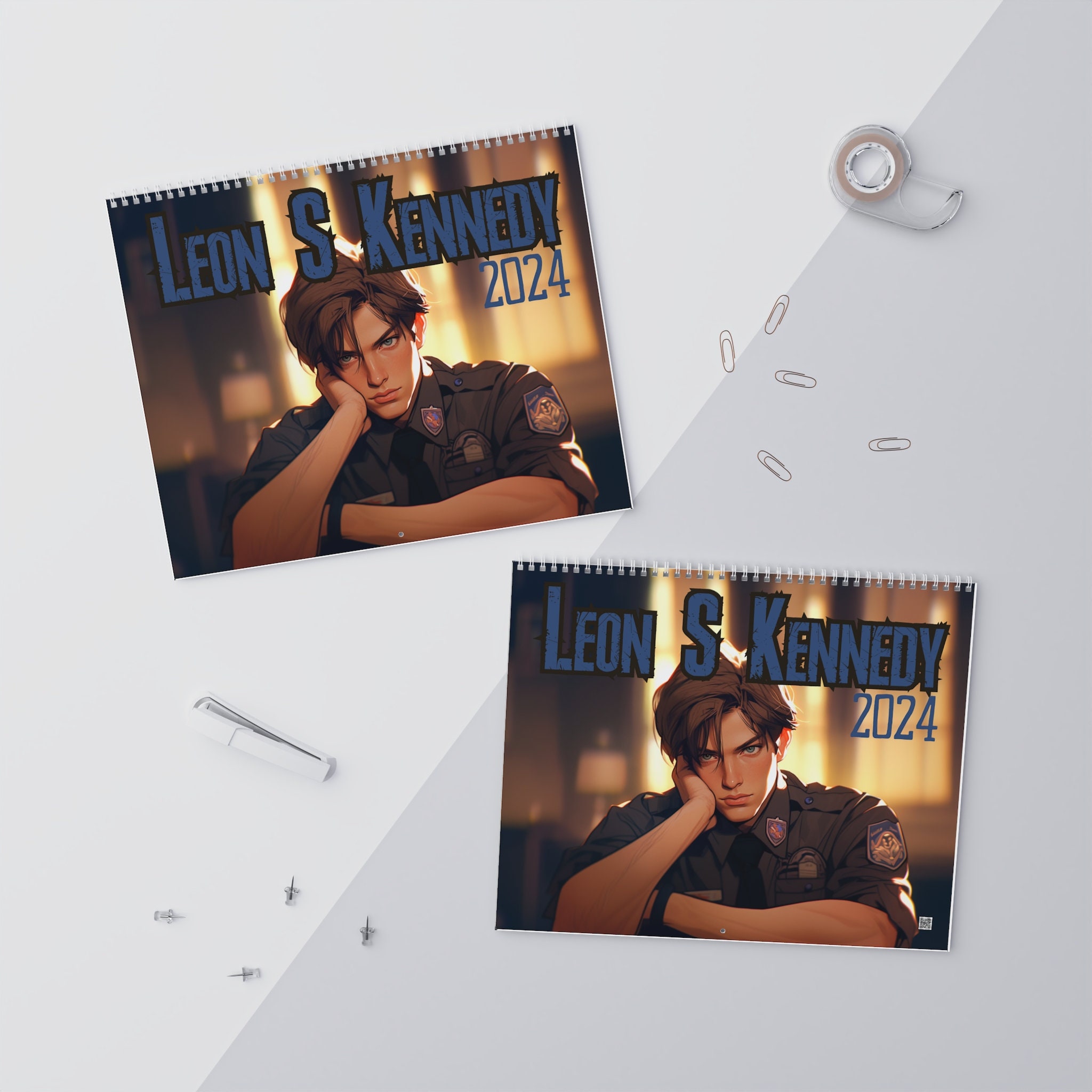 Leon S Kennedy Resident Evil Wall Calendar (2024) sold by Approximate ...