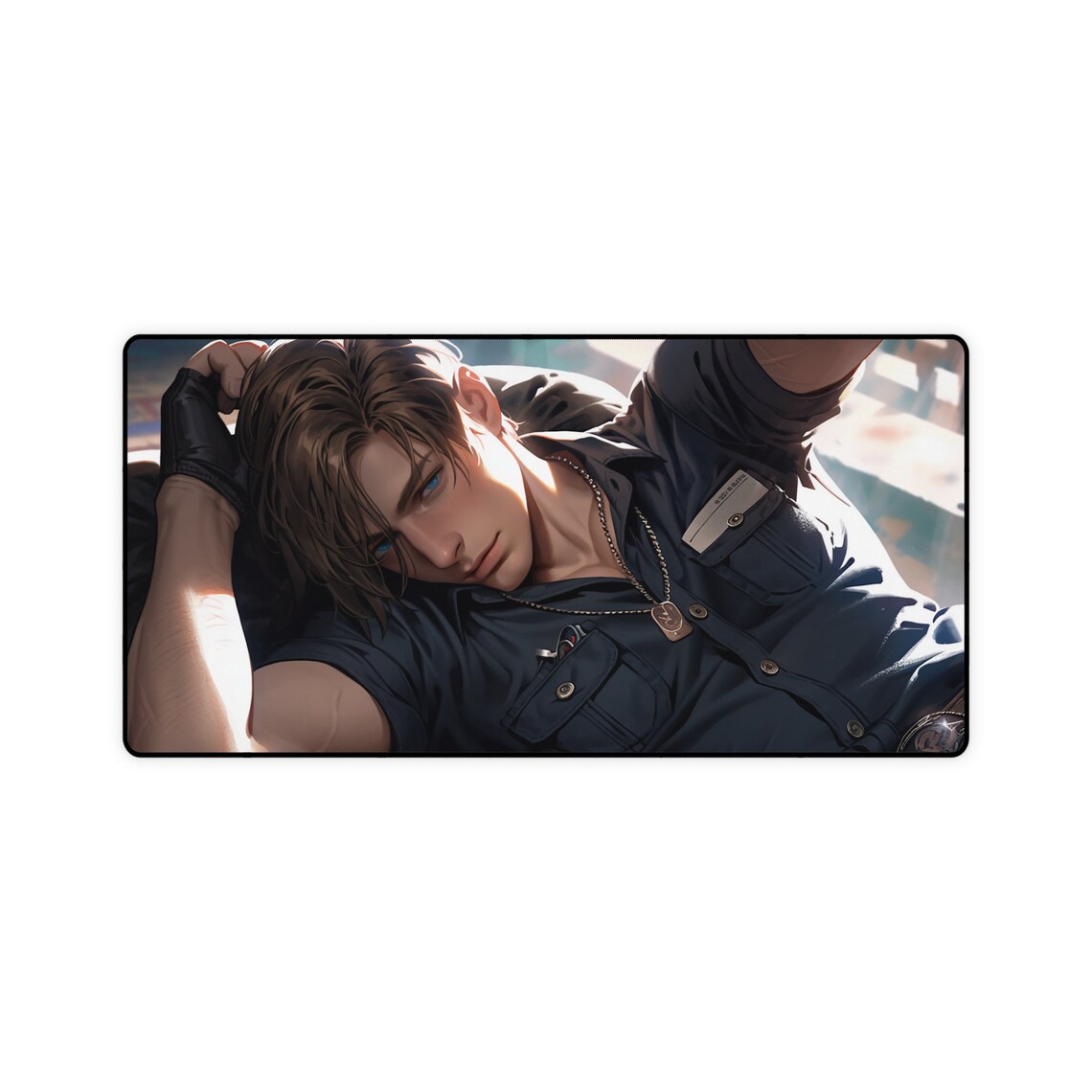 Leon S Kennedy Resident Evil Desk Mat - Etsy