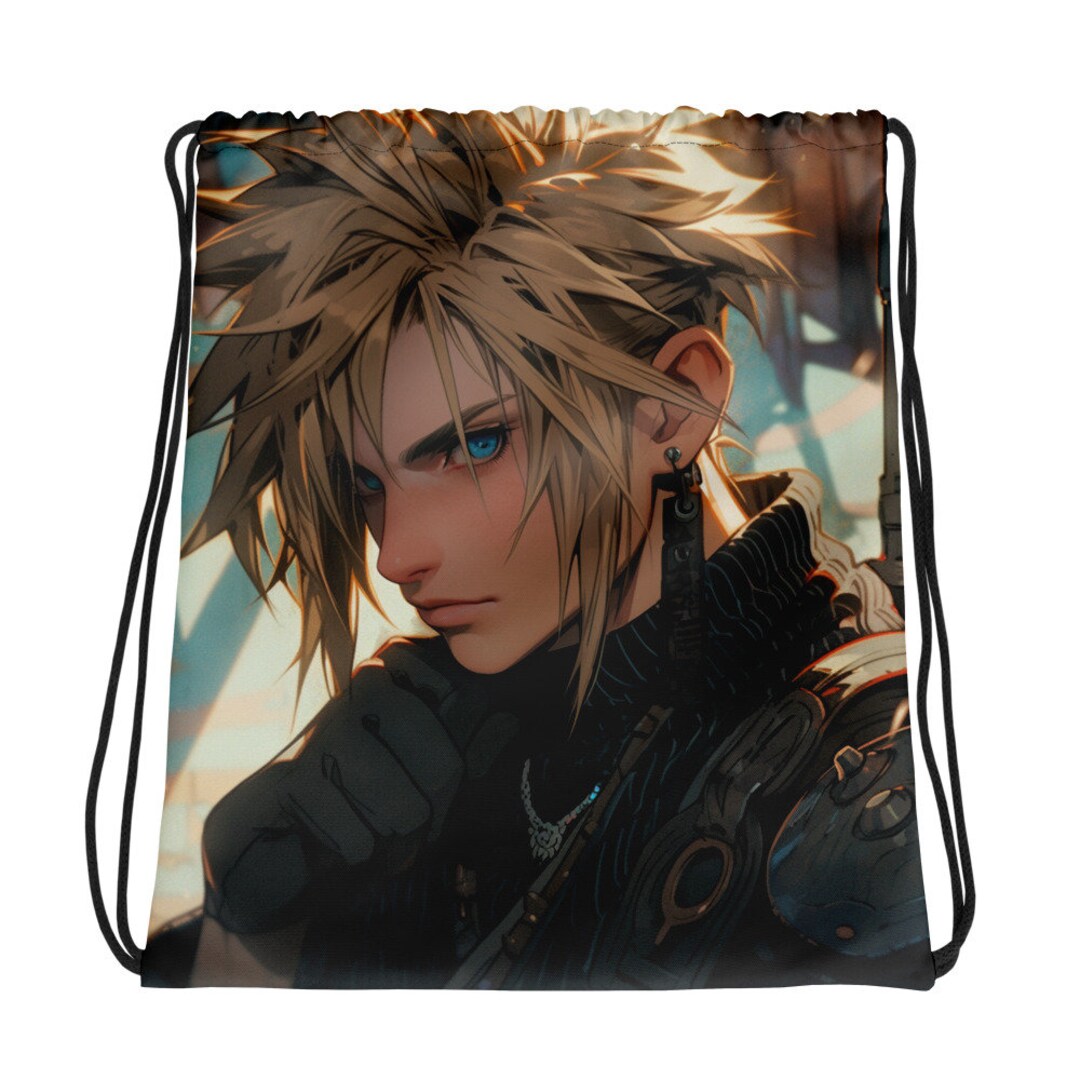 Cloud Strife Drawstring Bag - Etsy