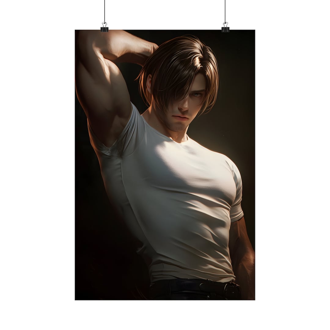 Leon S Kennedy Resident Evil Matte Vertical Poster - Etsy