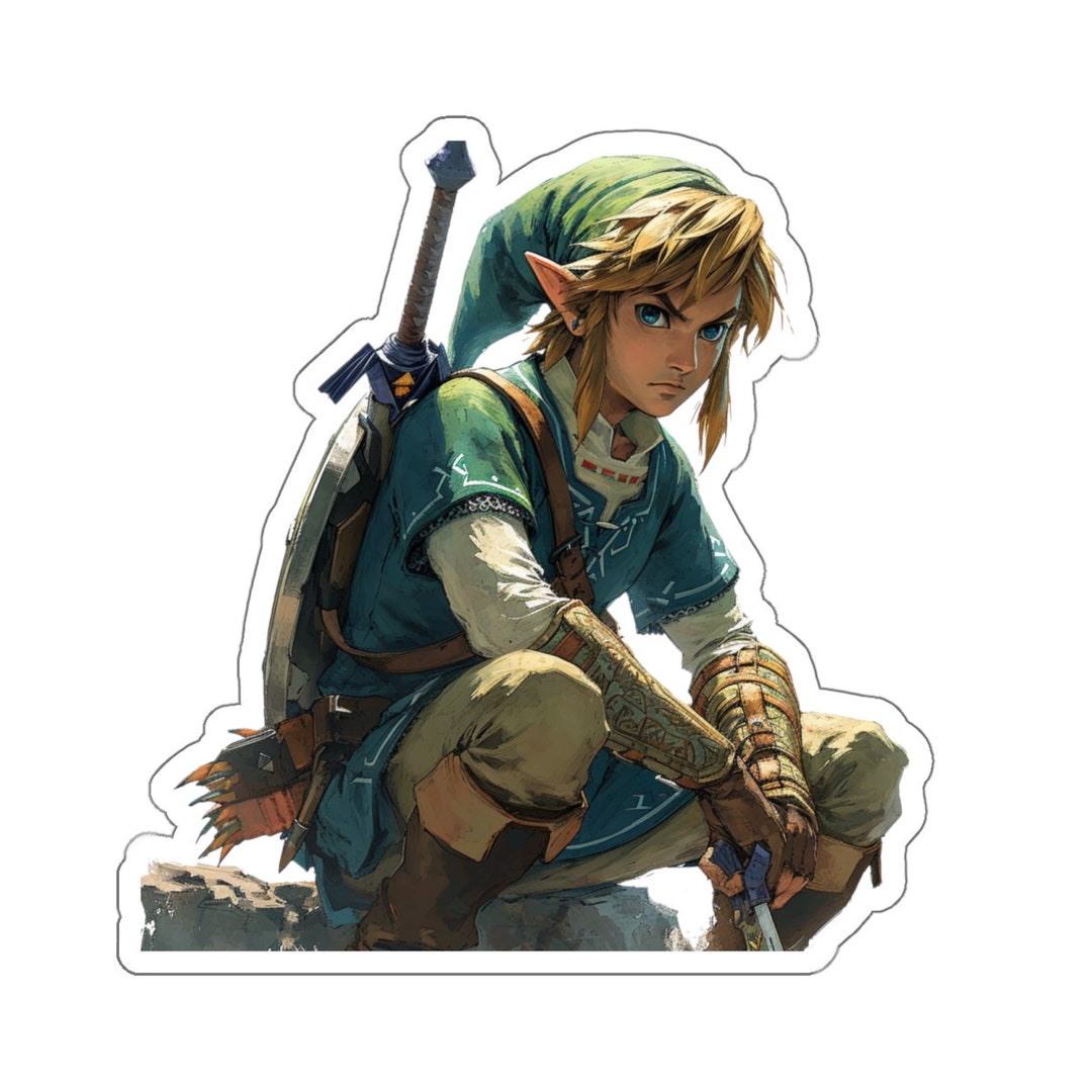 Link Legend of Zelda Kiss-cut Sticker - Etsy