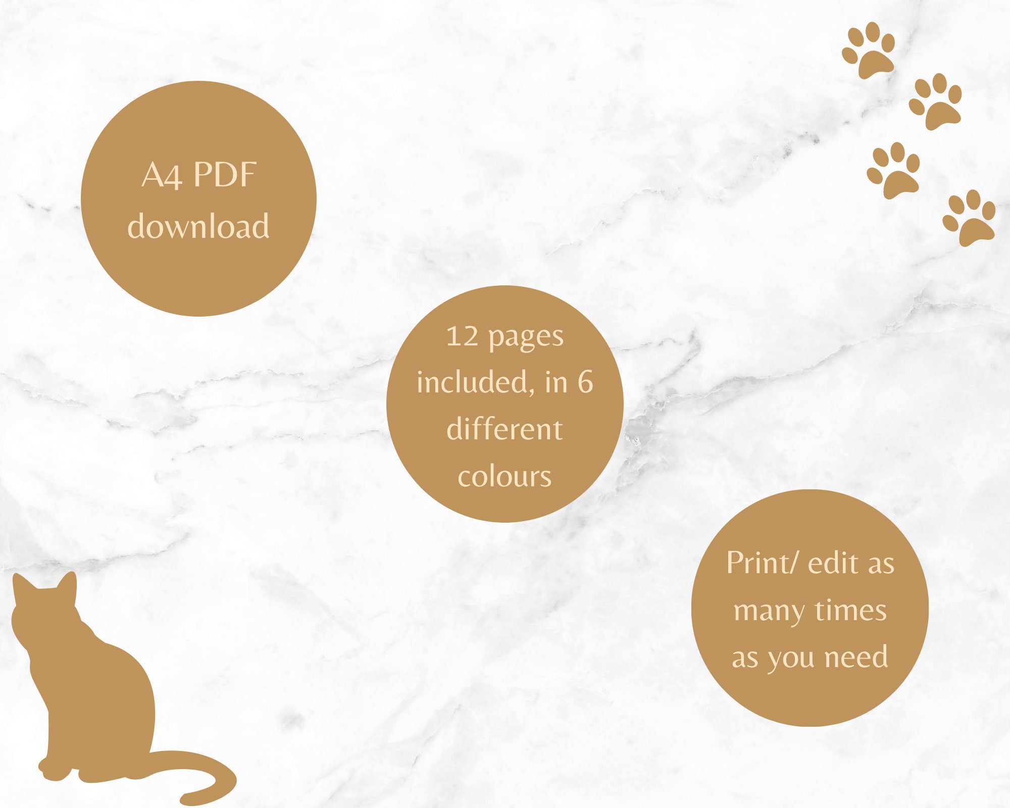 Cat Sitting | Information Sheet | Printable Feline Boarding Log ...