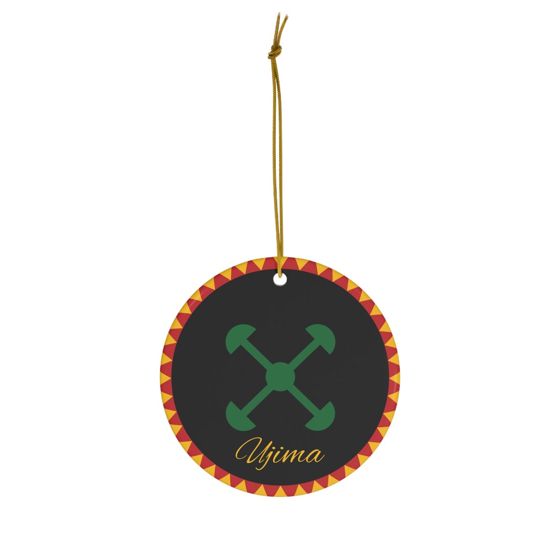 Ujima Kwanzaa Ornaments, Kwanzaa 7 Principles Collective Work and ...