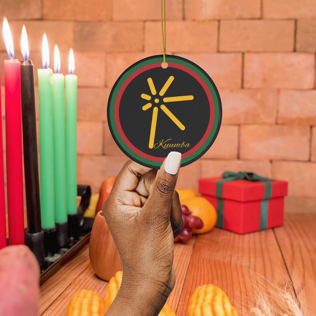 Kuumba Kwanzaa Ornament, Kwanzaa 7 Principles, Creativity, Happy ...