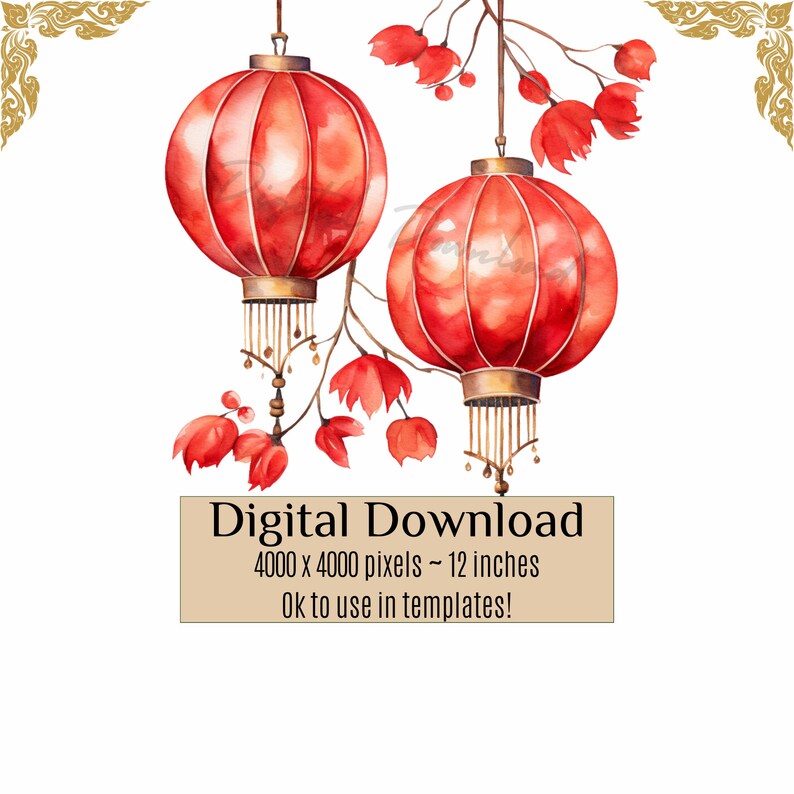 Lunar New Year, Chinese Lantern Clipart, Asian PNG, Chinese Wedding ...