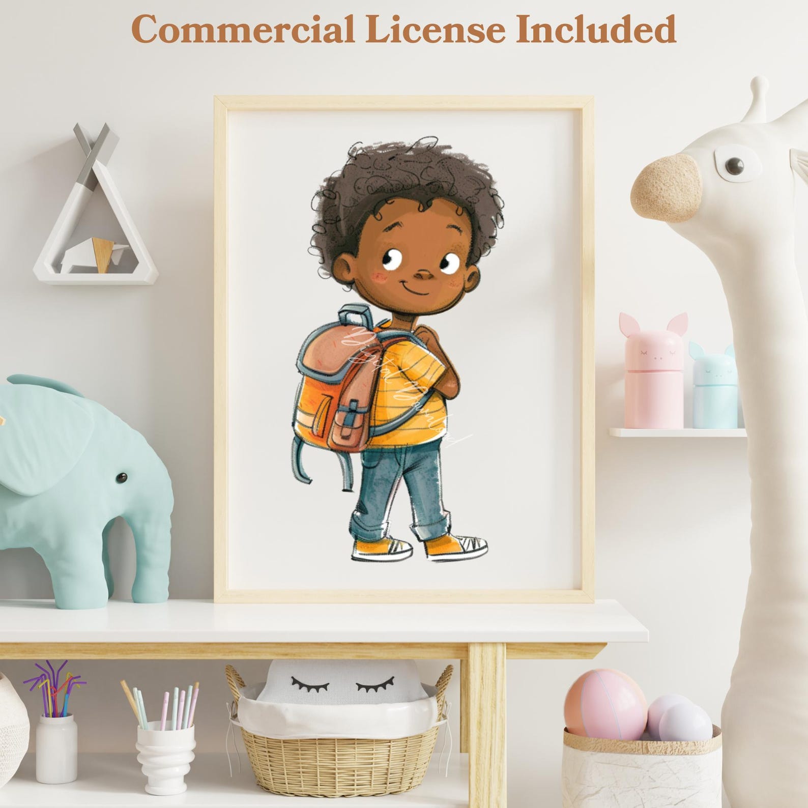 Black Kids Back to School PNG, African American Boys Girls With ...