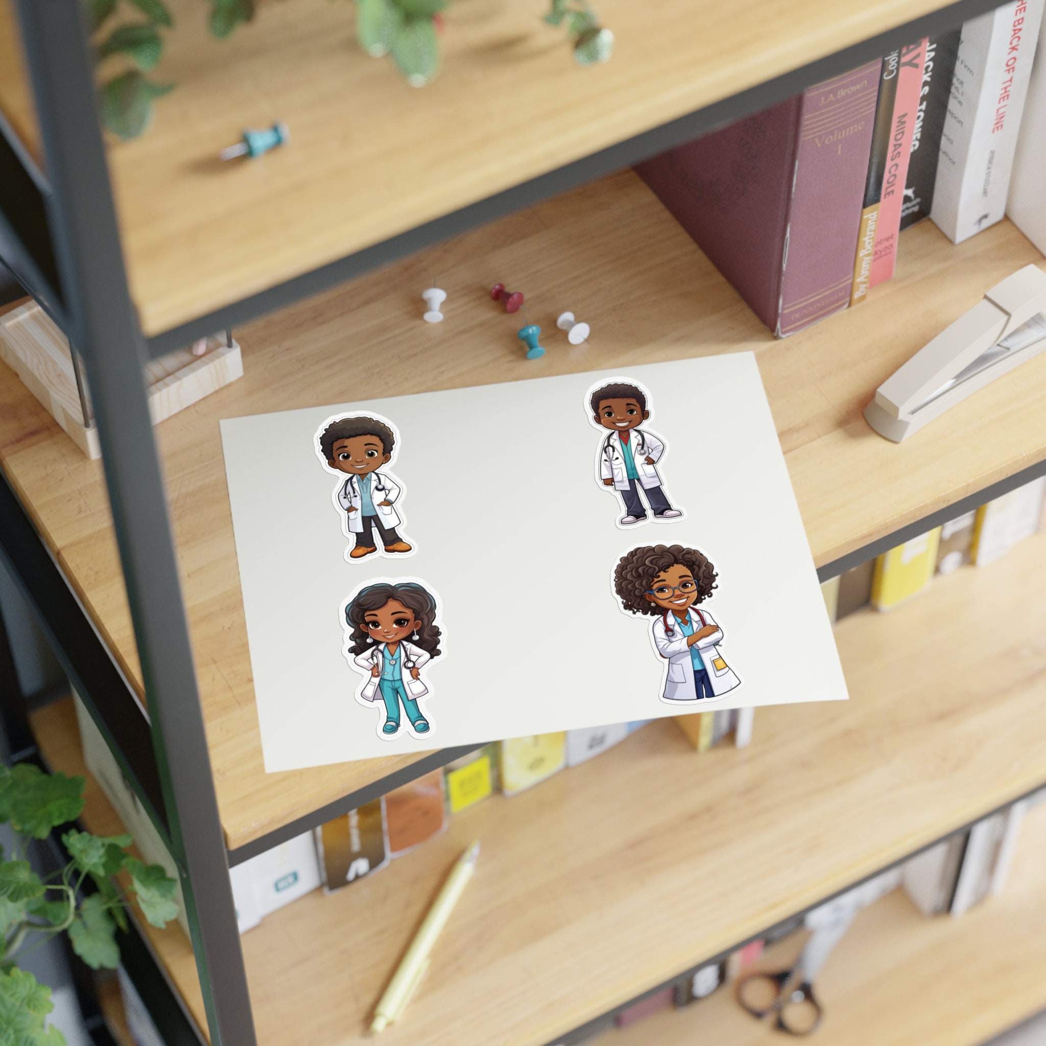 Black Kids in STEM Sticker Sheet African American Doctor - Etsy