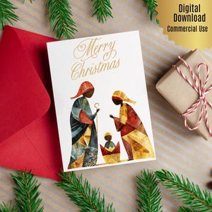 Diverse Nativity Clipart, African American Christmas Nativity Scene PNG ...