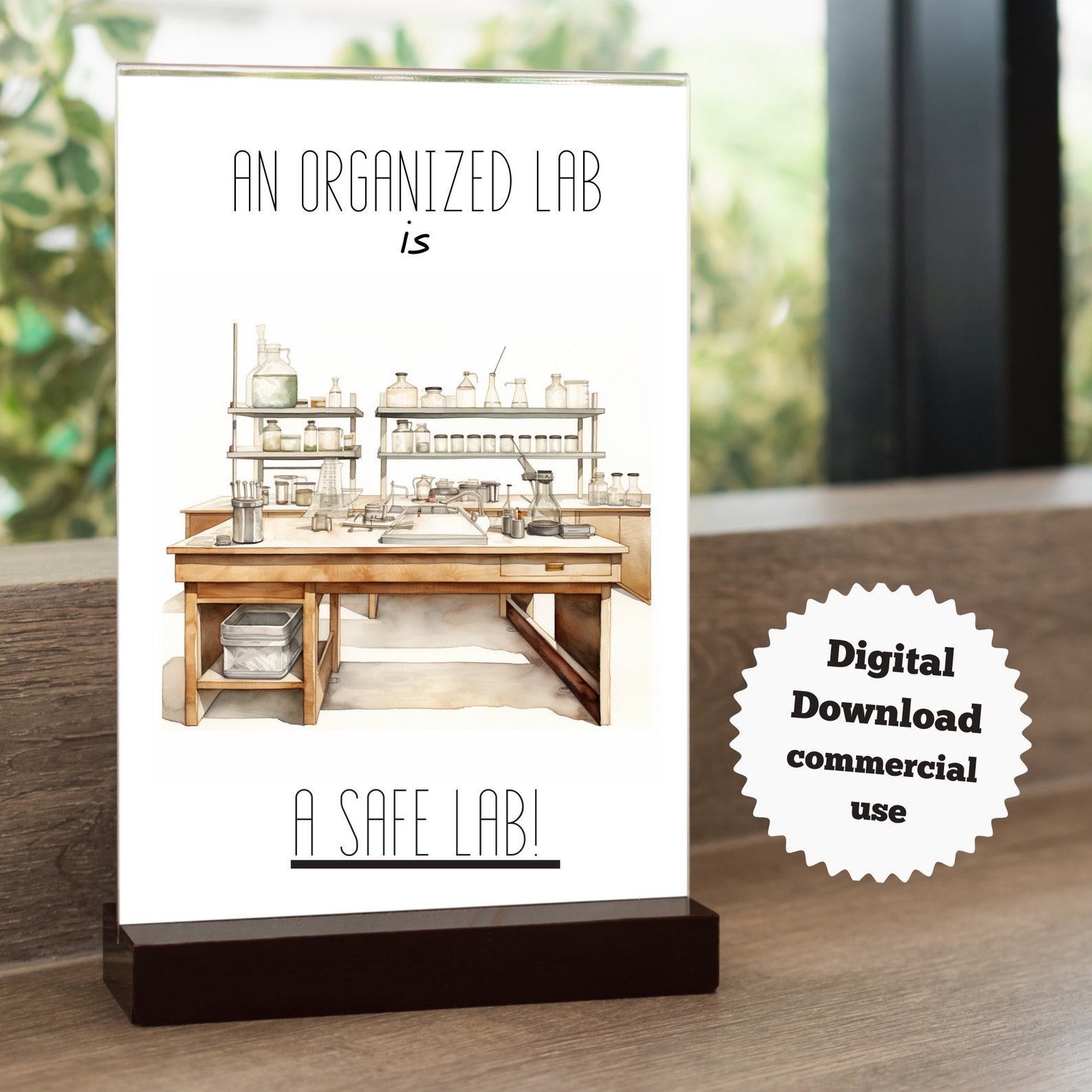 Watercolor Science Laboratory Digital Paper, Lab Tech PNG, Clinical ...