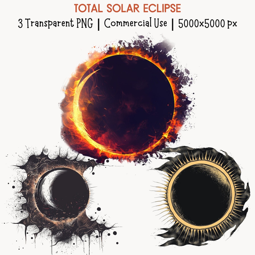 Total Solar Eclipse PNG, April 8 2024, Path of Totality, Astronomy ...
