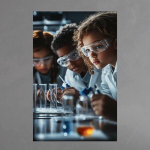 Science Classroom Poster, Kids STEM Wall Art, Science Teacher ...