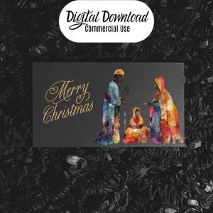 Diverse Nativity Clipart, African American Christmas Nativity Scene PNG ...