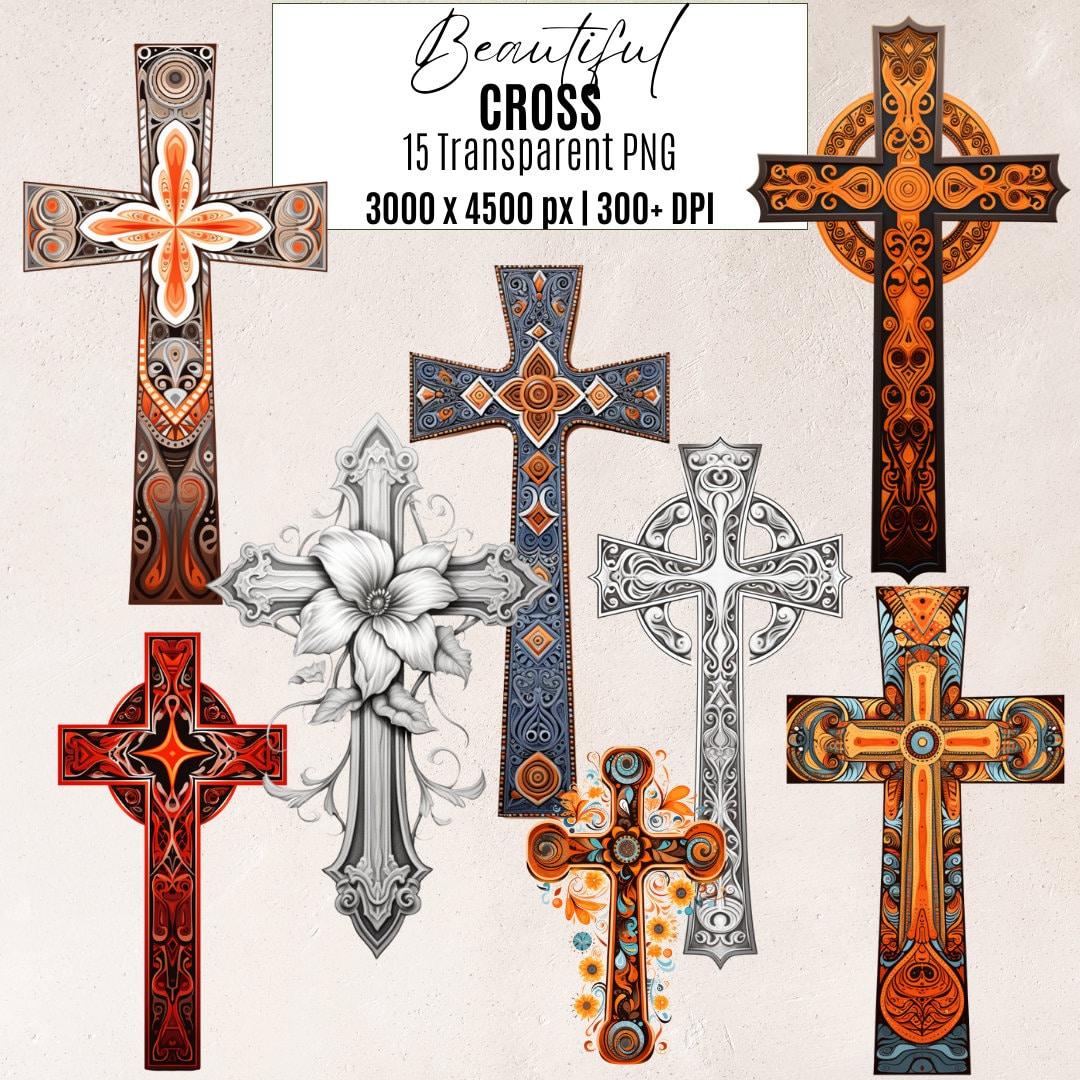 Croix PNG, Clipart croix colorée, croix chrétienne, Clipart religieux ...
