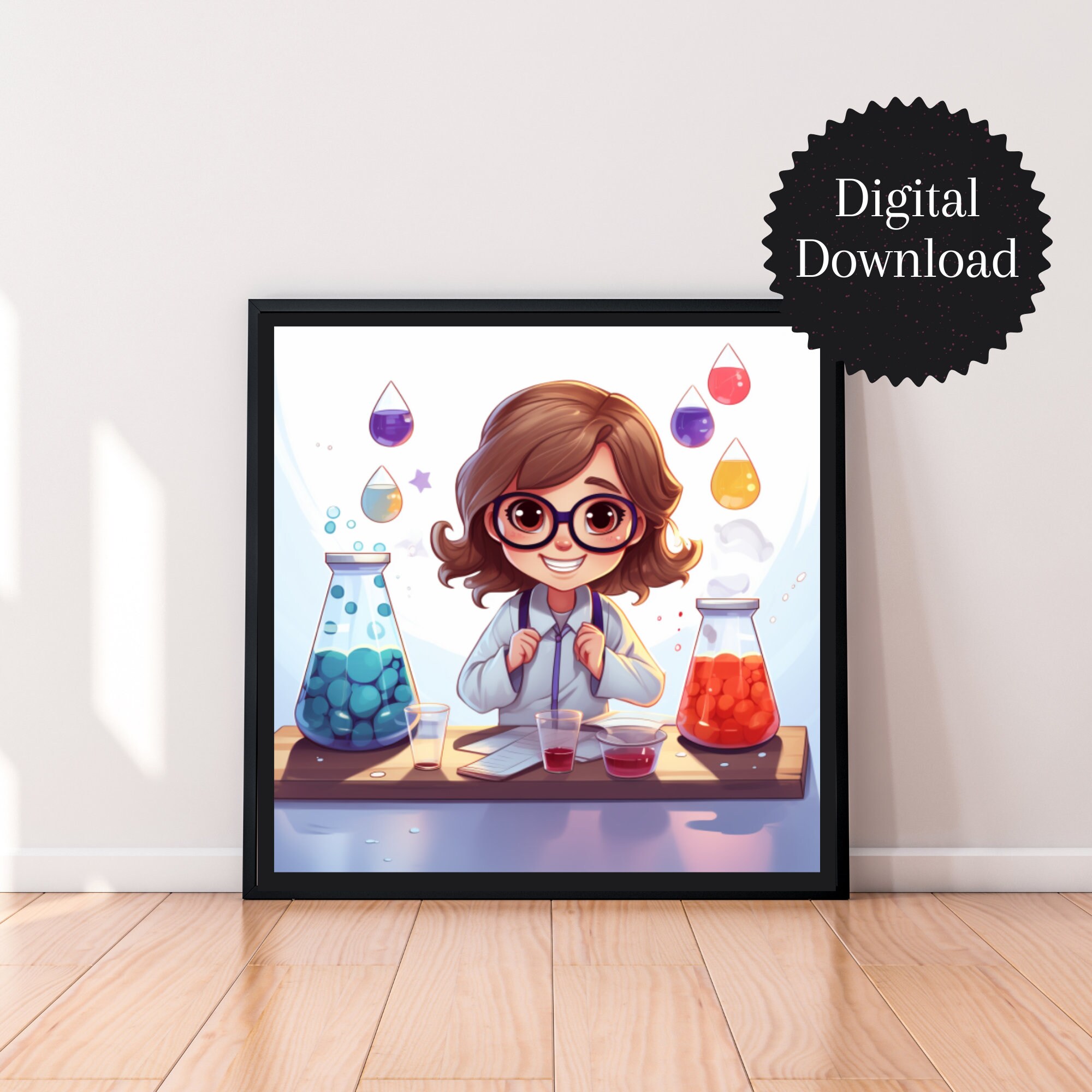 Girl Scientist Png, Chemistry Clipart, Science JPG, Girls in STEM ...