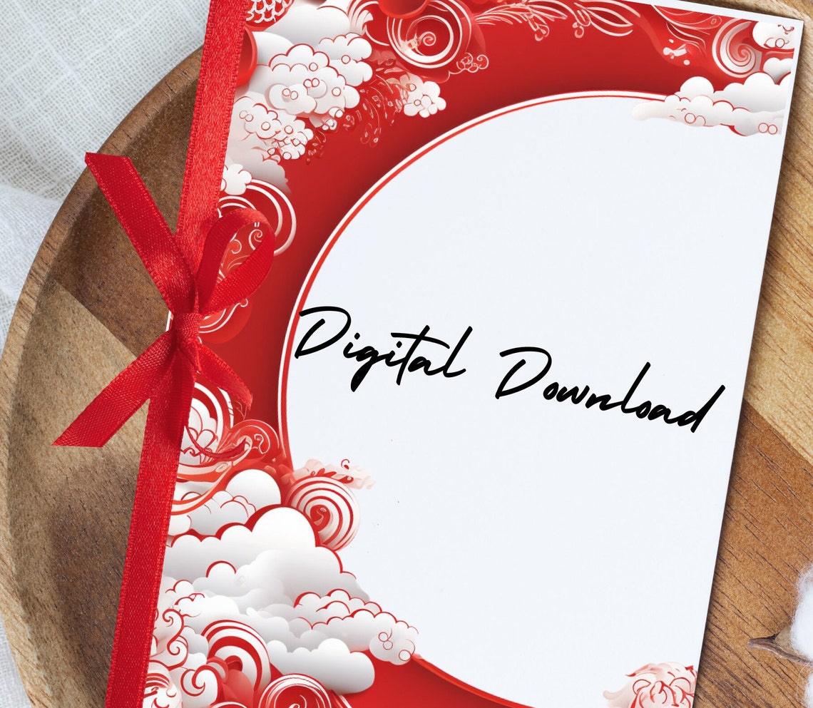 Lunar New Year Frame PNG Clipart Chinese New Year Digital Background ...