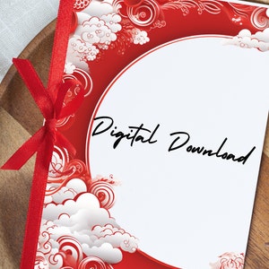 Lunar New Year Frame PNG Clipart Chinese New Year Digital Background ...