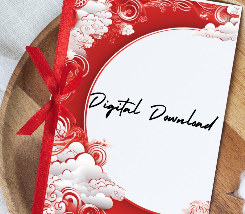 Lunar New Year Frame PNG Clipart Chinese New Year Digital Background ...