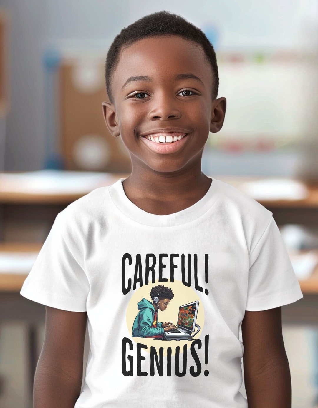 Black Boy Computer Science Shirt, African American Kids Computer ...