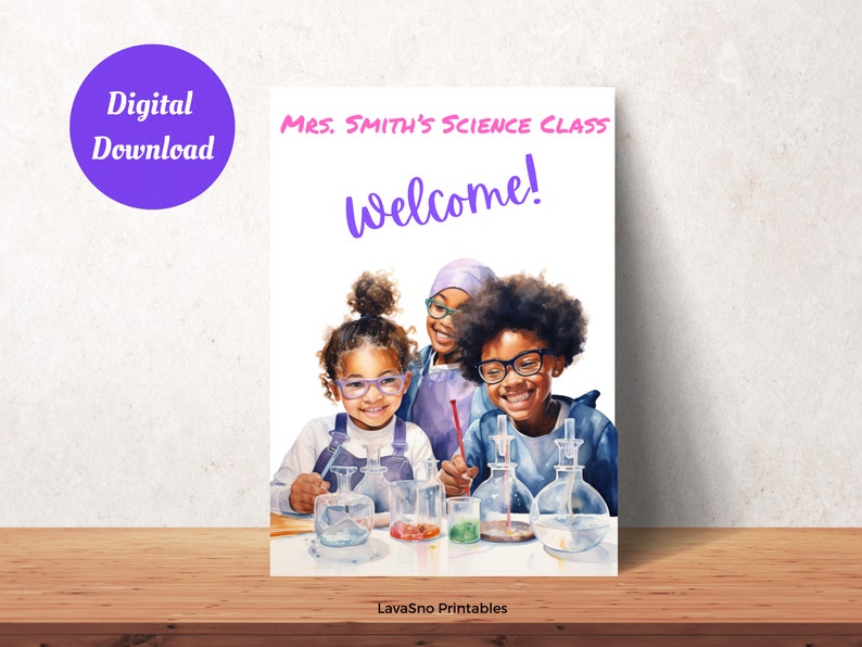Multicultural Kids Science Clipart, Black Girls Boys in STEM PNG SVG ...
