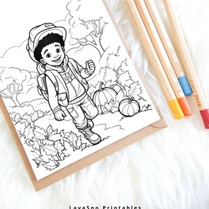 African American Fall Coloring Pages, Black Women, Afro Kids, Black ...