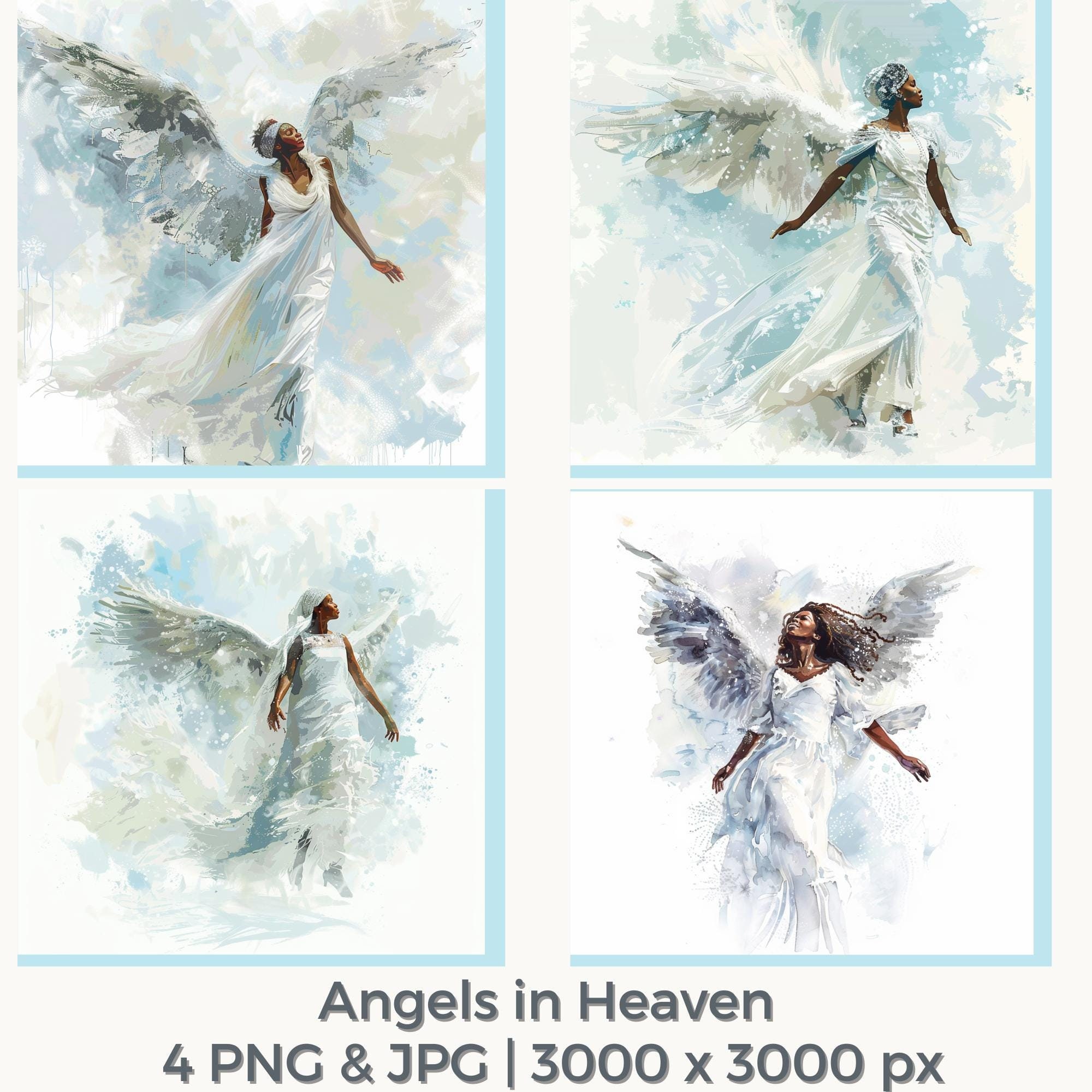 Black Woman Memorial PNG, in Loving Memory PNG, African American Angel ...