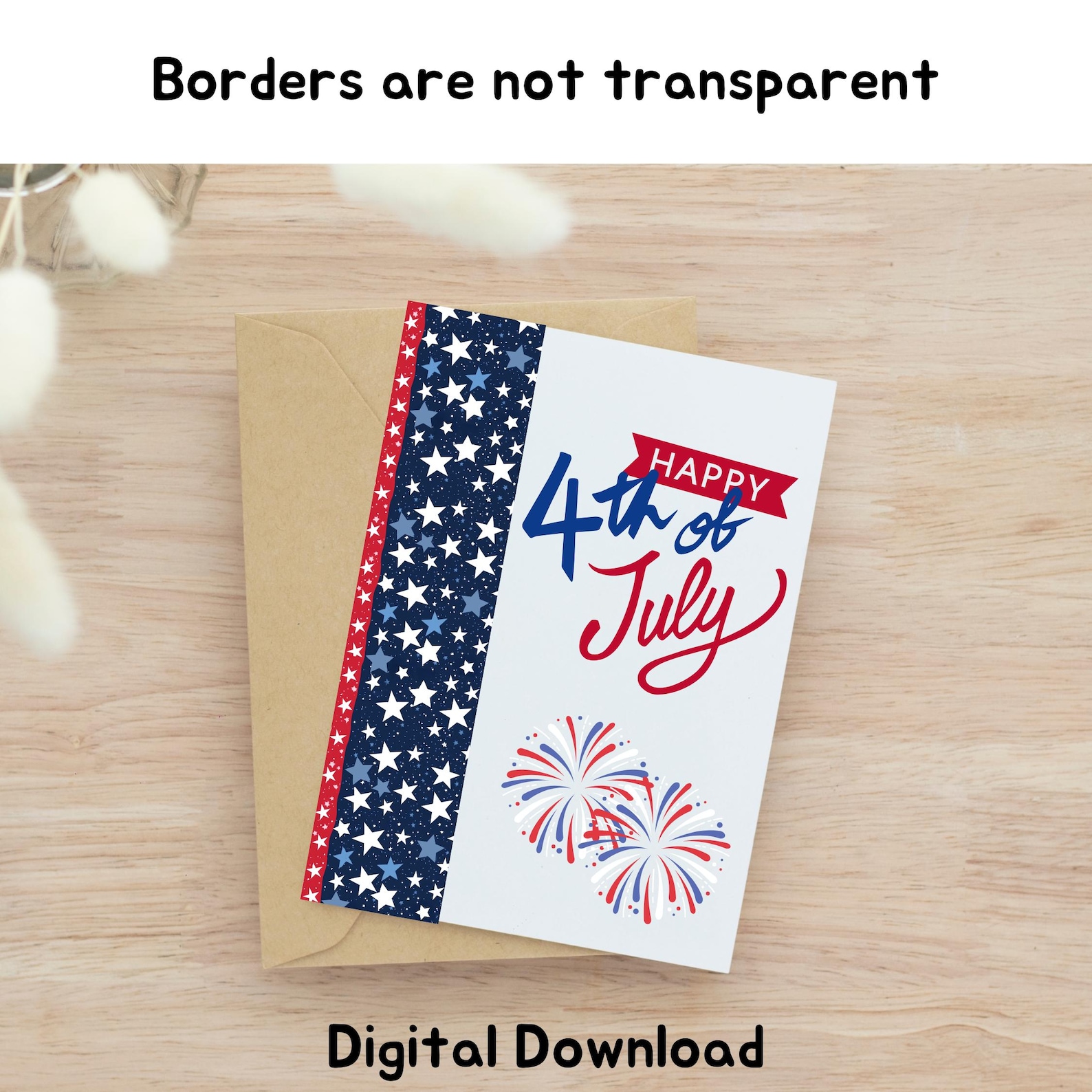 Patriotic Border Clipart, July 4th Seamless Borders, USA Flag ...