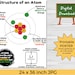 Printable Atom Anchor Chart, Atomic Structure, Middle School Science ...