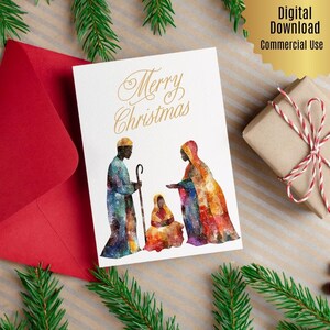 Diverse Nativity Clipart, African American Christmas Nativity Scene PNG ...