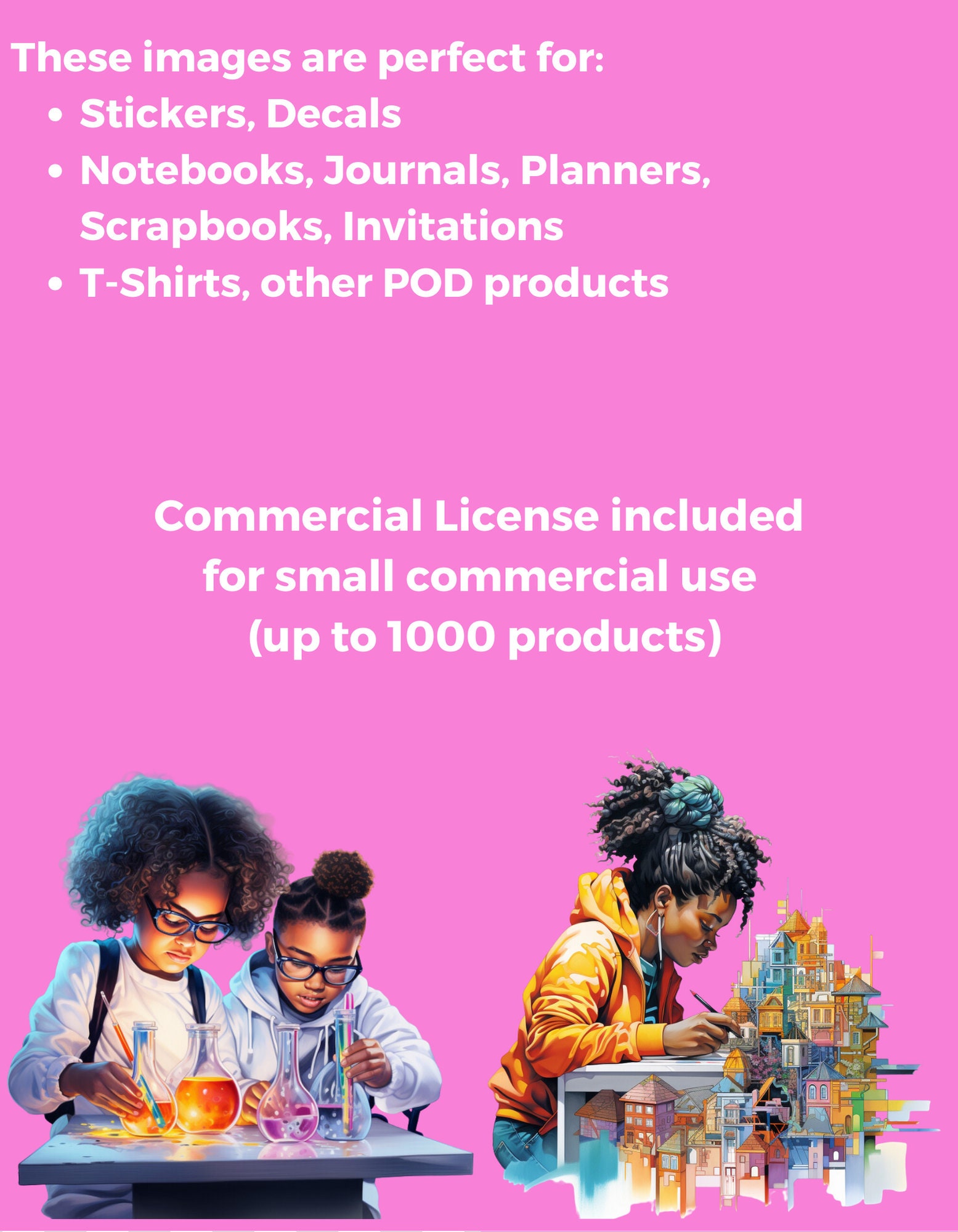 Black Girls in STEM PNG Clipart, African American Girls Studying ...