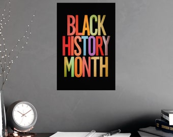 Black History Month Classroom Decor Poster Set, African American ...