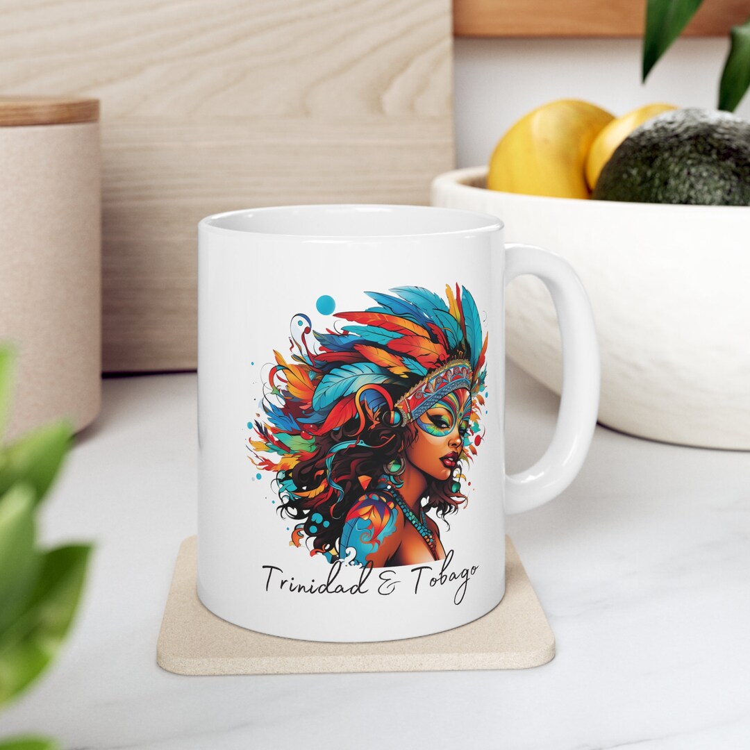 Trinidad and Tobago Carnival Costume Mug, Trini Souvenir Gift - Etsy