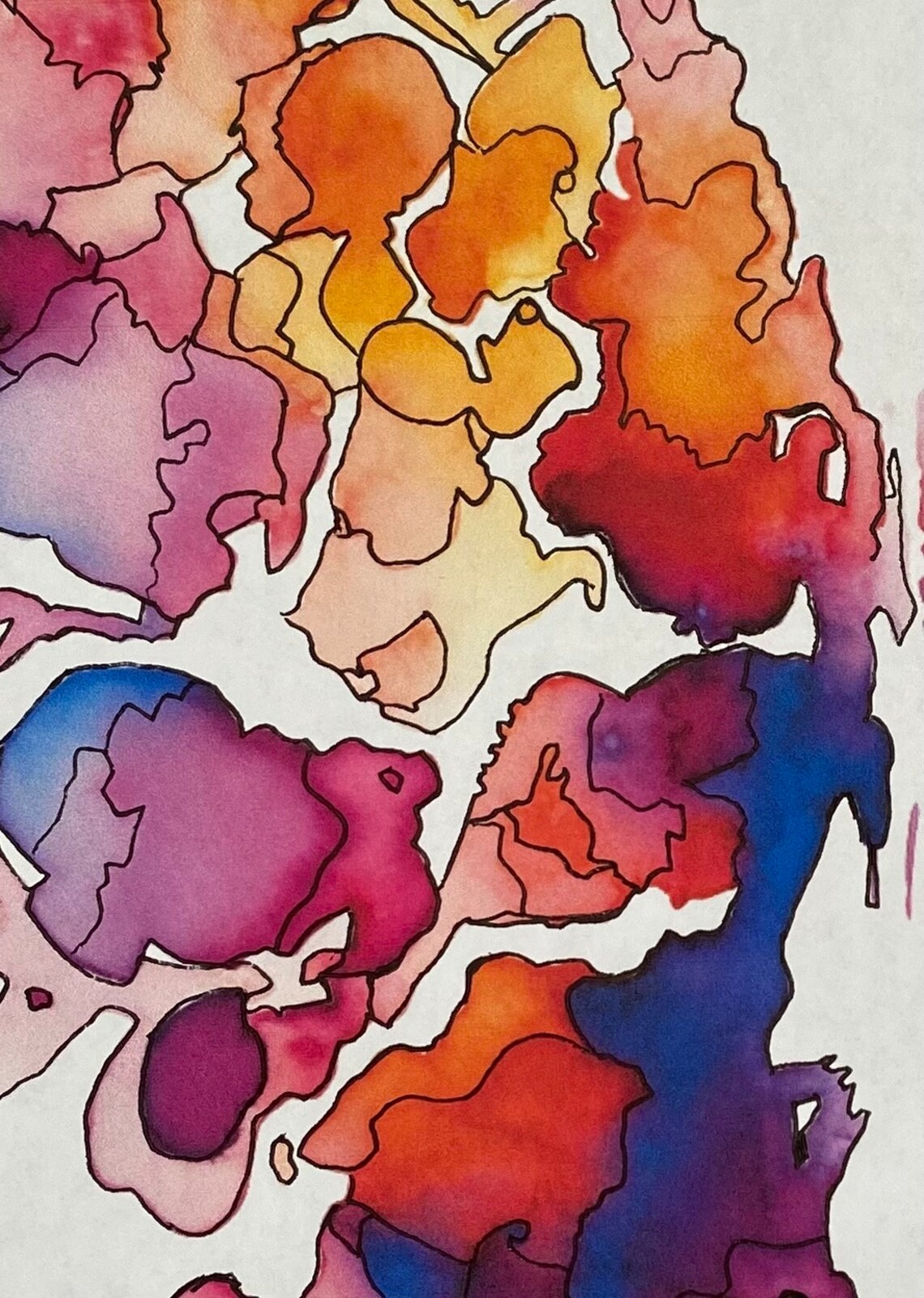 Reverse Coloring Pages Backwards Coloring Book Abstract - Etsy