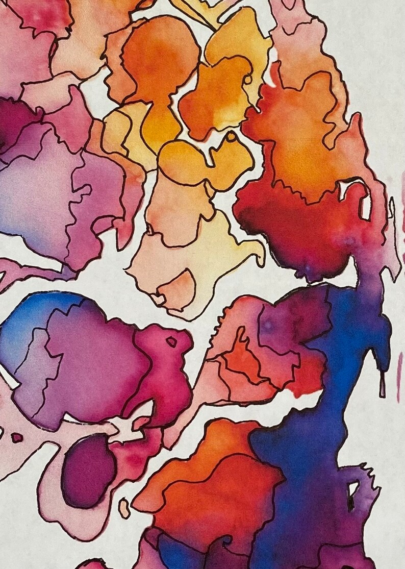 Reverse Coloring Pages Backwards Coloring Book Abstract - Etsy