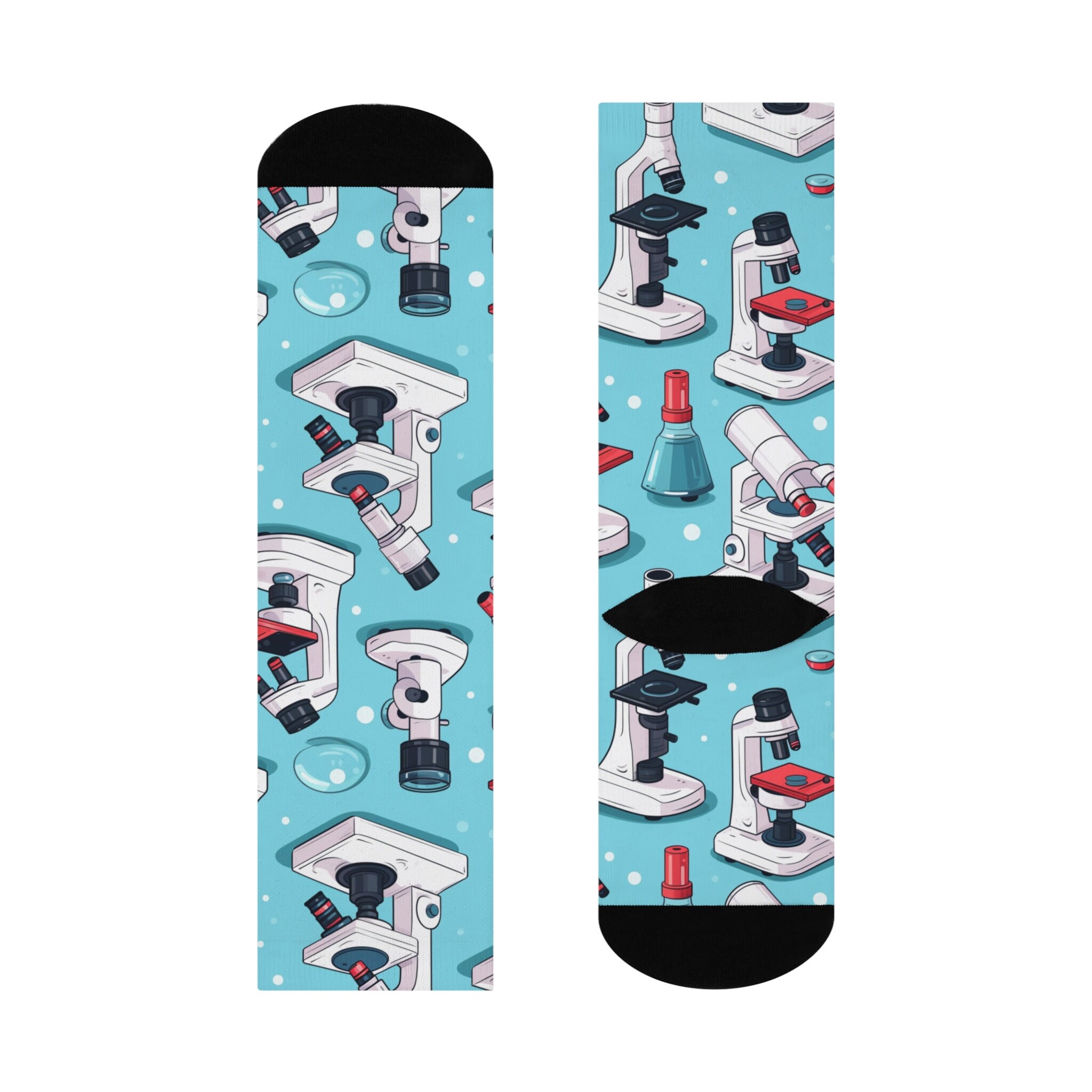Microscope Socks, Science Teacher Socks, Geeky Biomedical Science Gift ...