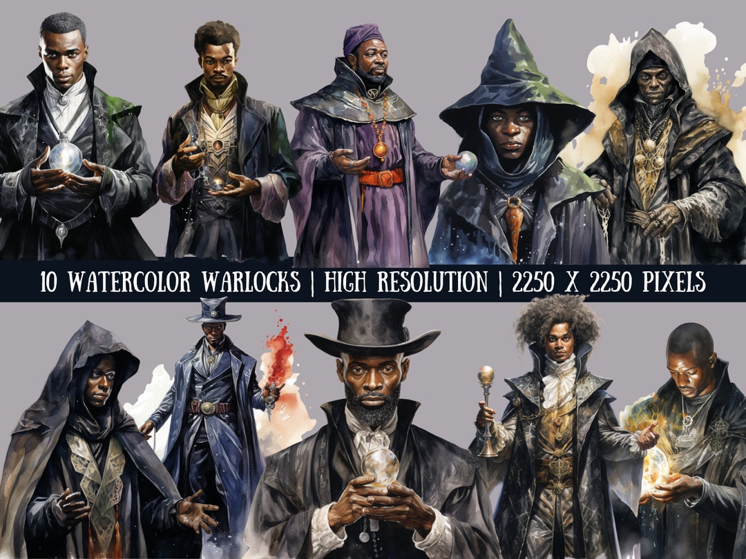 African American Witch Wizard Halloween PNG, Black Man Clipart ...