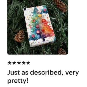 Wrapping Paper Christmas, Gift Wrap Xmas Trees, Eco Friendly Colorful ...