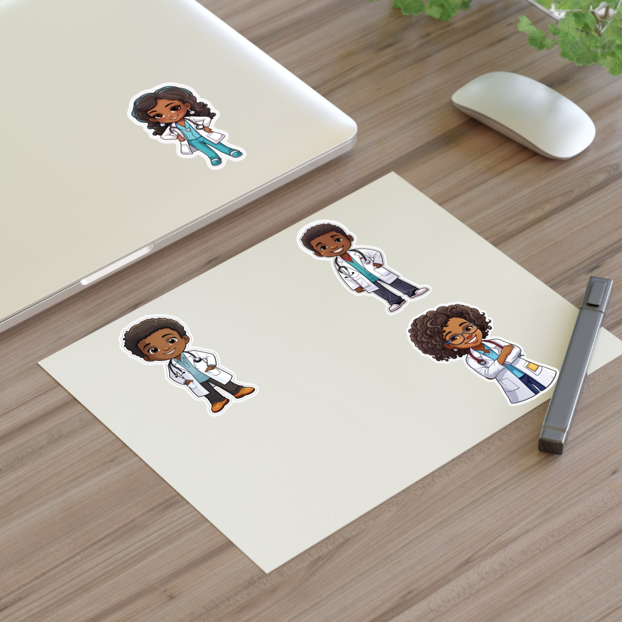 Black Kids in STEM Sticker Sheet African American Doctor - Etsy