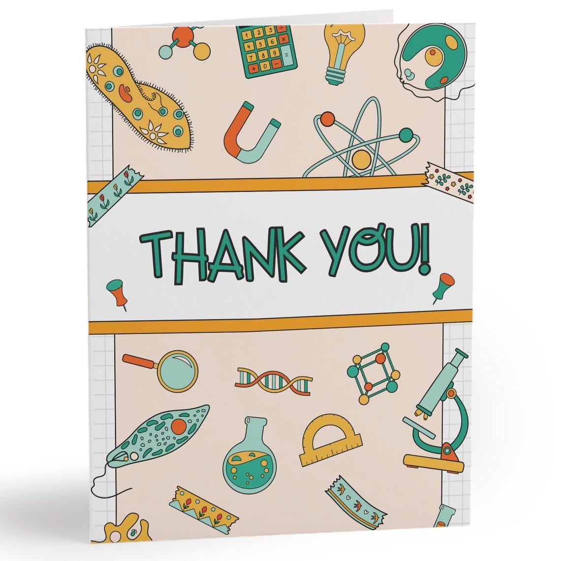 Thank You Card to Science Teacher, Elementary School, Chemistry ...