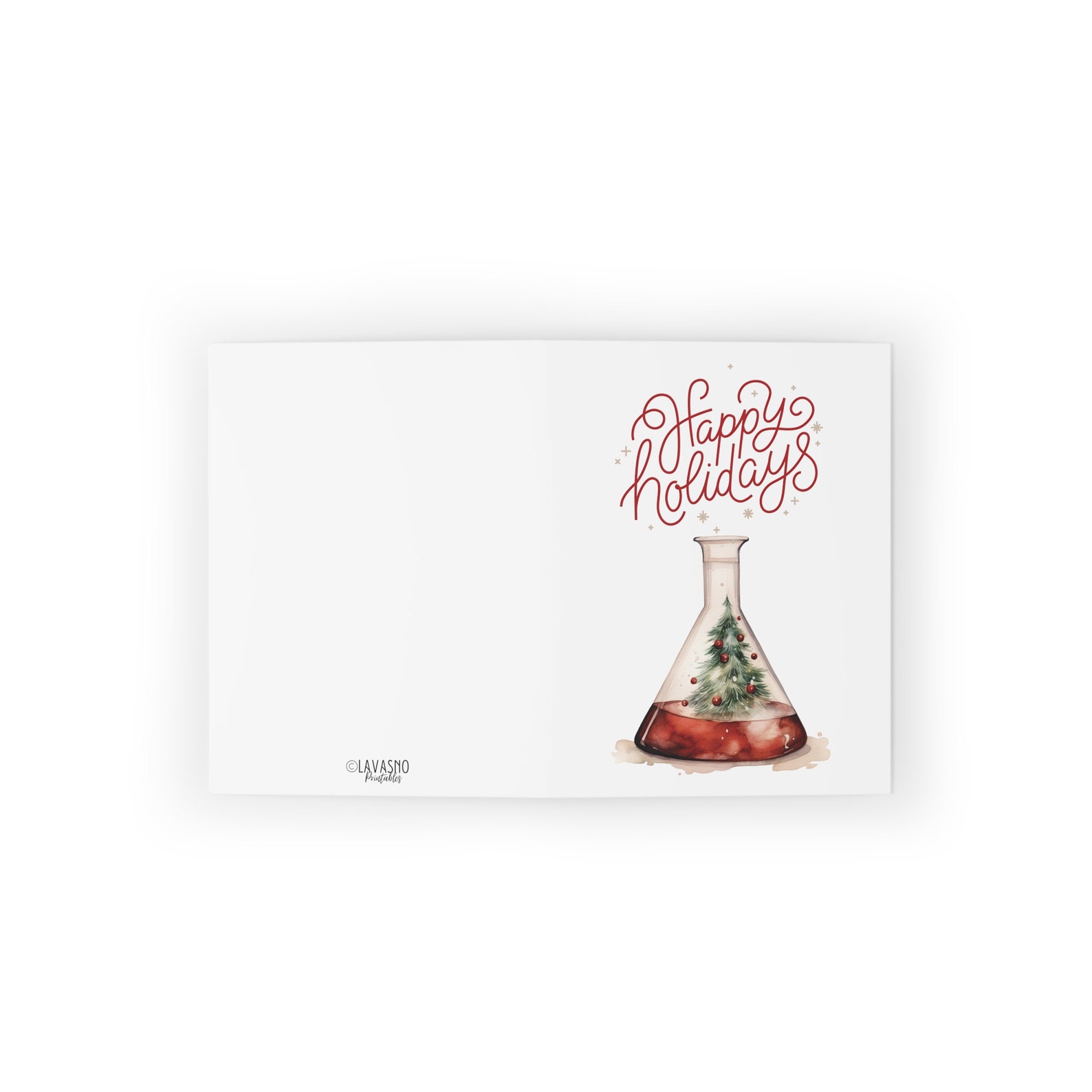 Biomedical Science Laboratory Christmas Card, Research Geeky Holiday ...