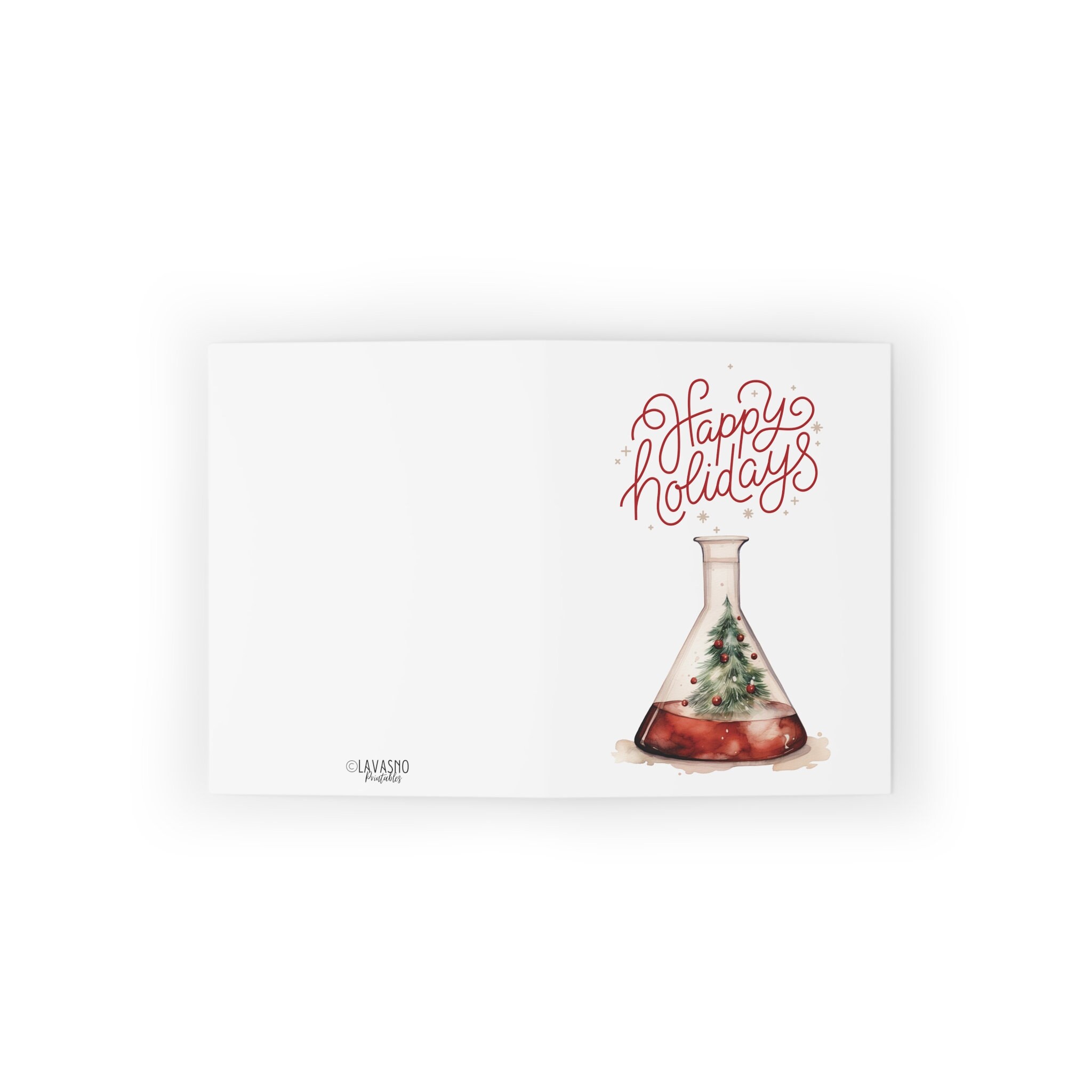Biomedical Science Laboratory Christmas Card, Research Geeky Holiday ...