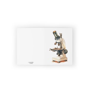 Microscope Science Greeting Card, Geeky Card, Science, Research ...