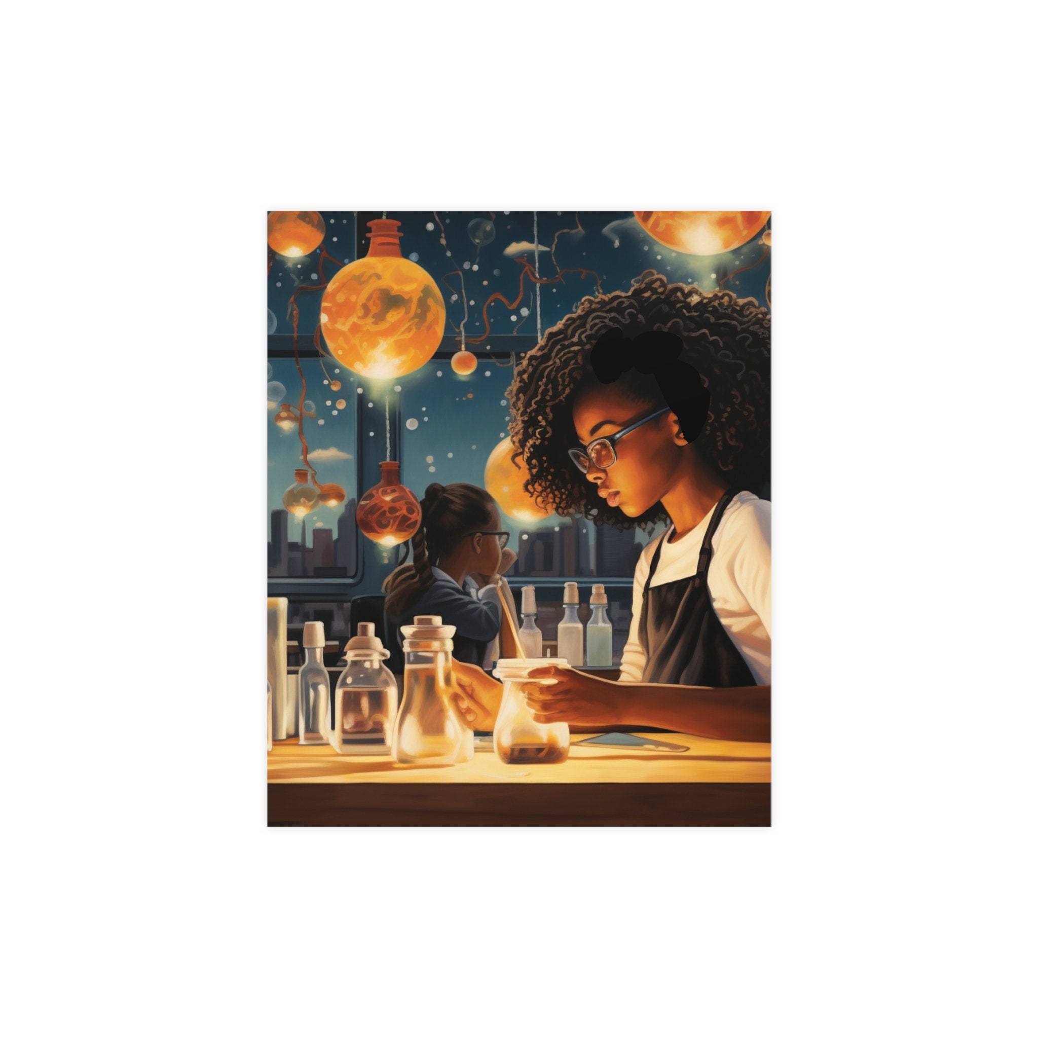 Black Girls in STEM Poster, Science Teacher Classroom, Black Women in ...
