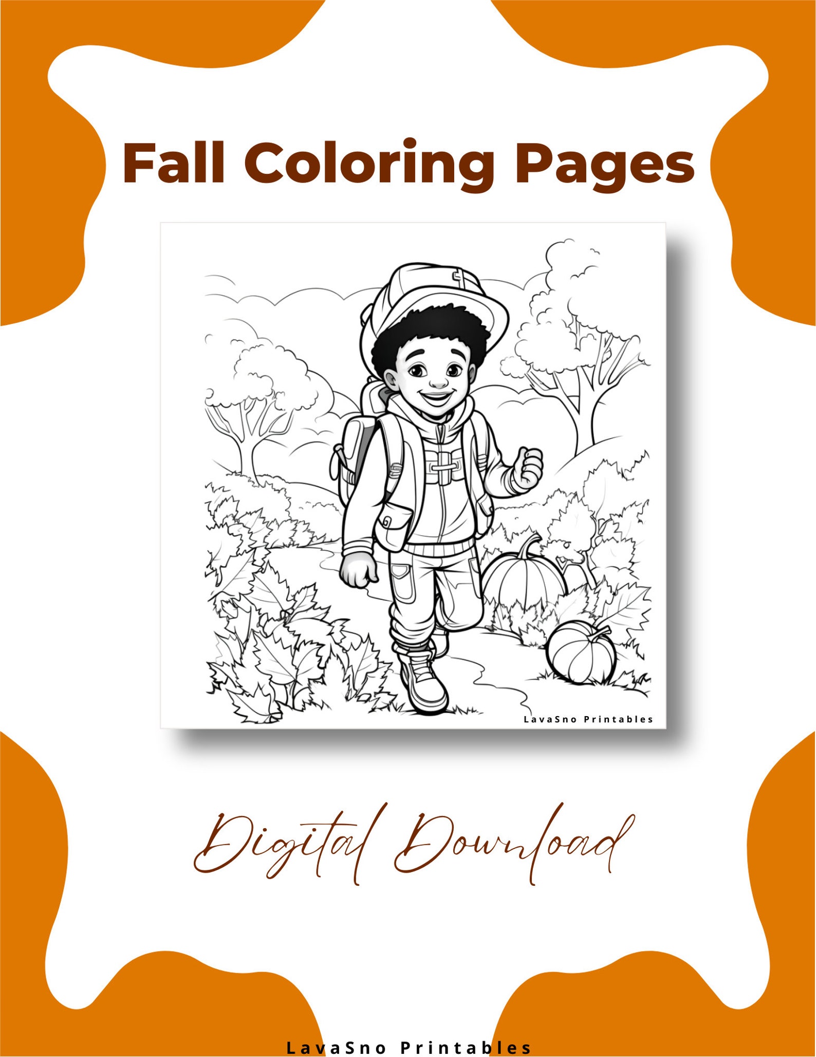 African American Fall Coloring Pages, Black Women, Afro Kids, Black ...